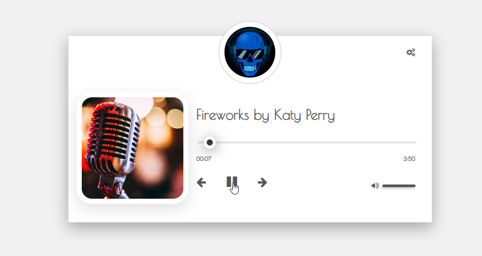 Simple Music Player App In Javascript Free Source Code Sourcecodester